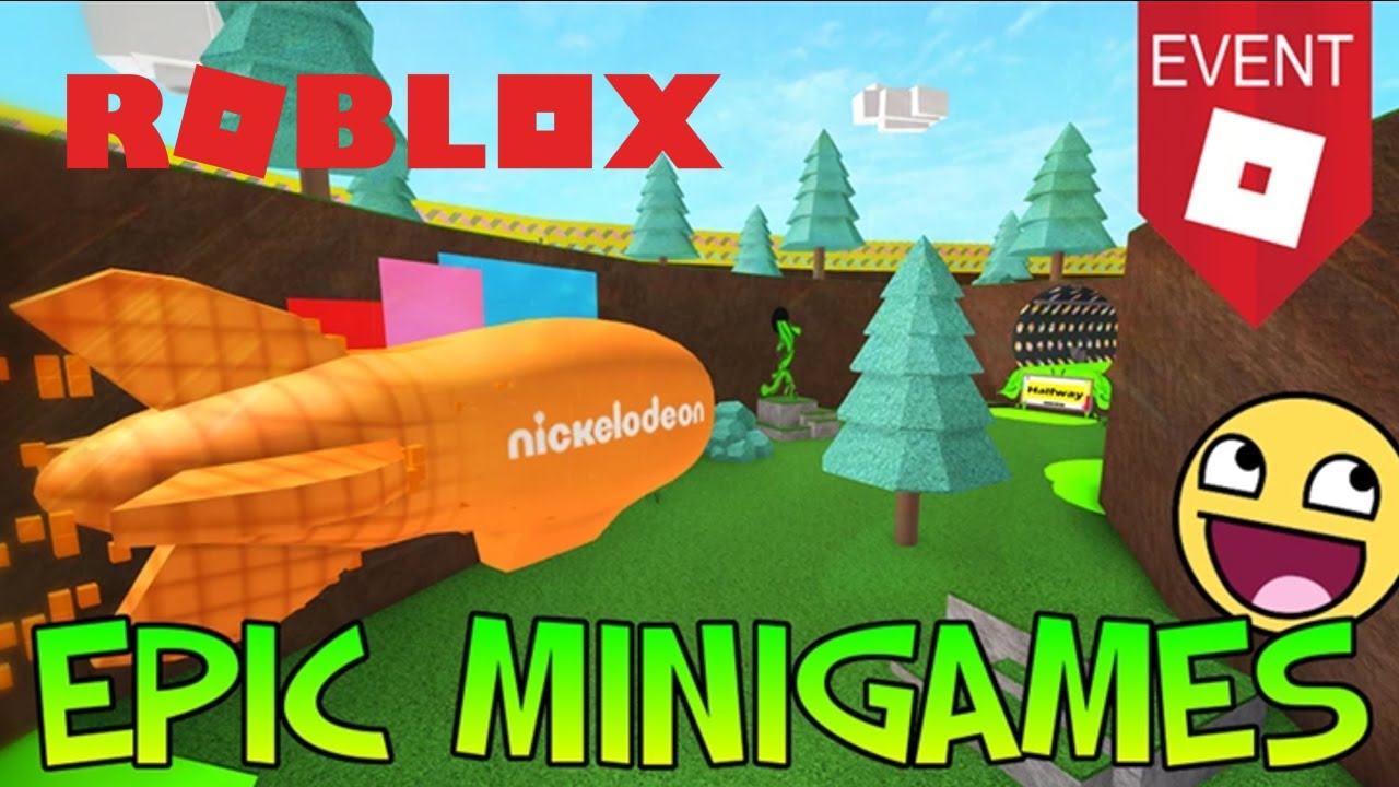 Epic Minigames Nickelodeon Roblox Event in 2018 - YouTube