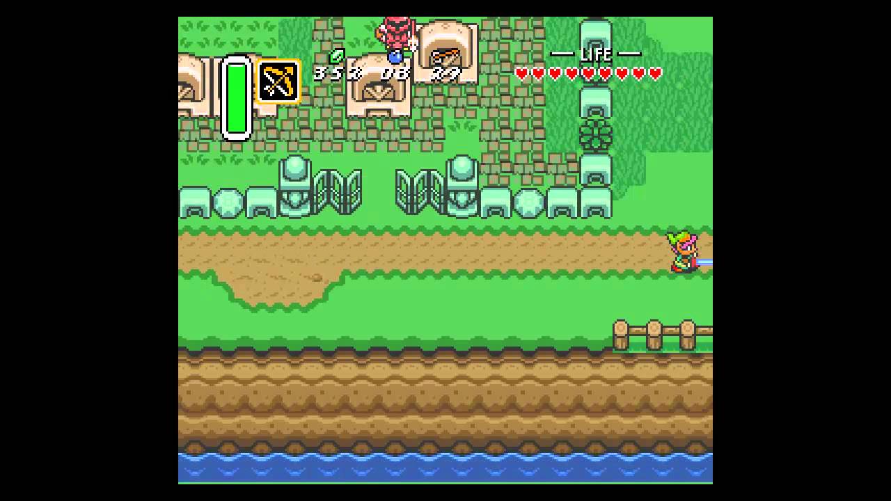 Link to The Past Let's Play - Part 9 - Master Sword Battle Agahnim Dark ...