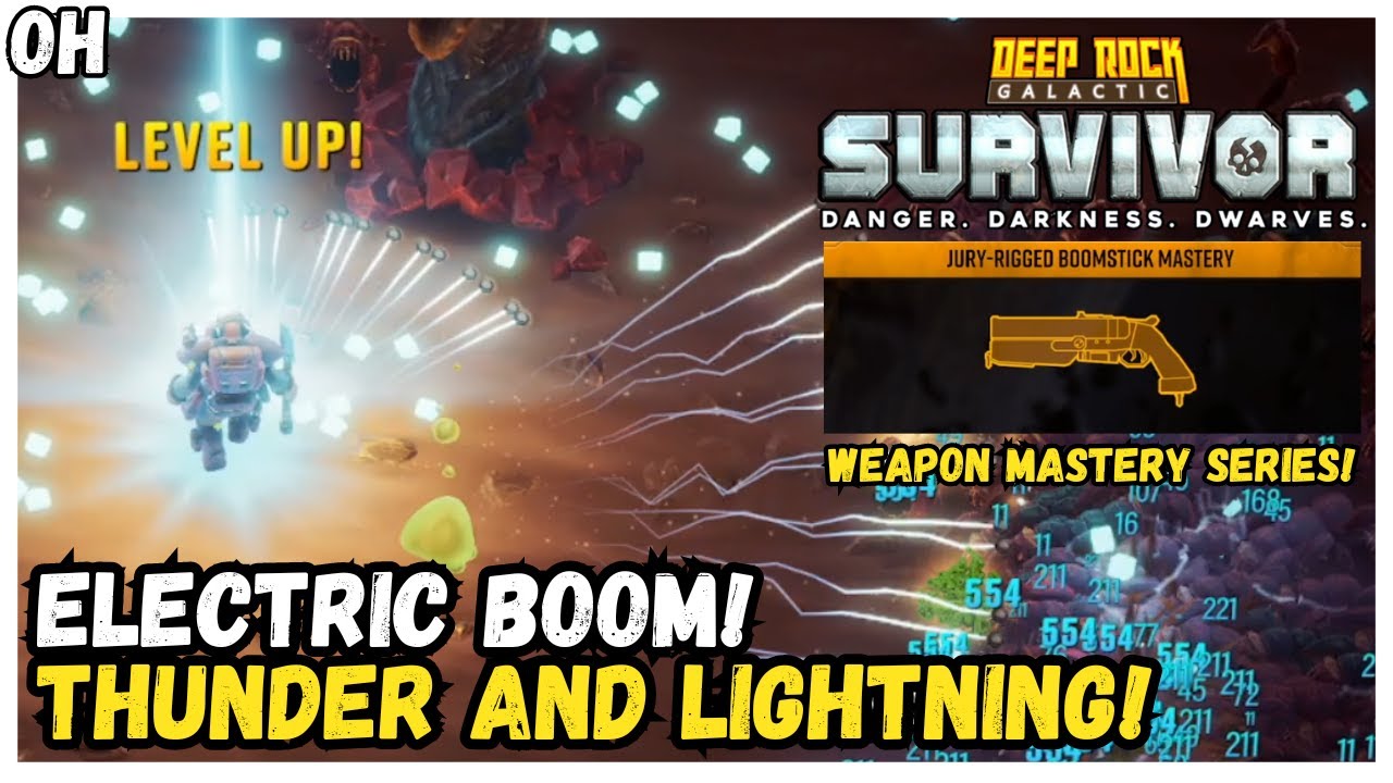 THUNDER STICK! Boomstick Weapon Mastery Challenge! Deep Rock Galactic ...