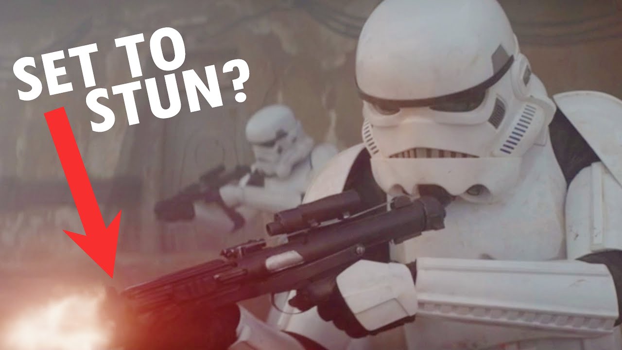 Why Didn't They Set Blasters to Stun? - YouTube