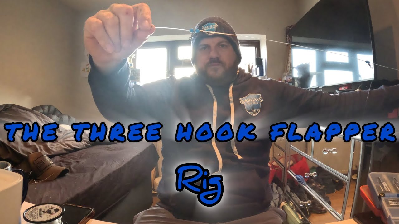 Making three hook flapper scratching rig - YouTube