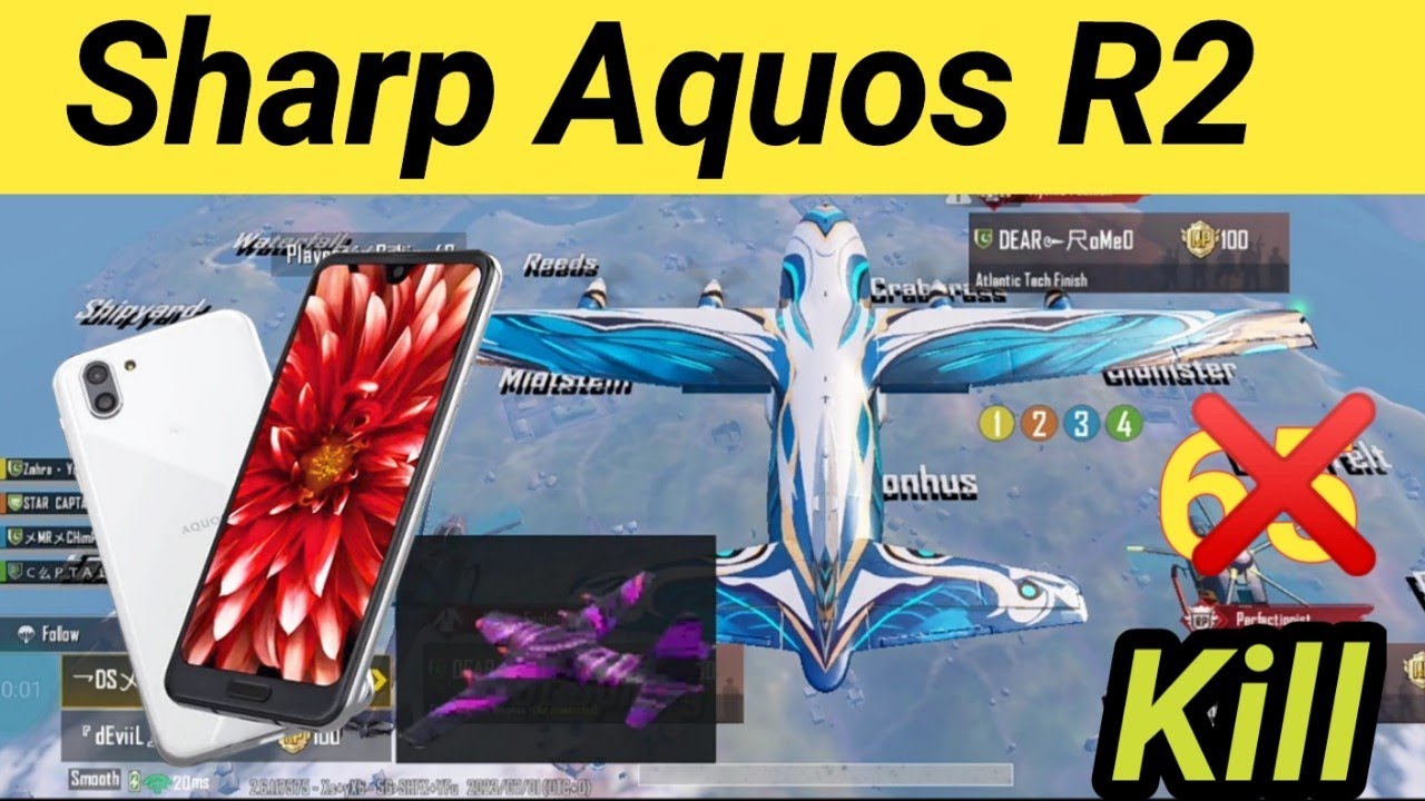 Sharp Aquos R2 65 kills | Rush gameplay pubg test in 2023 - YouTube