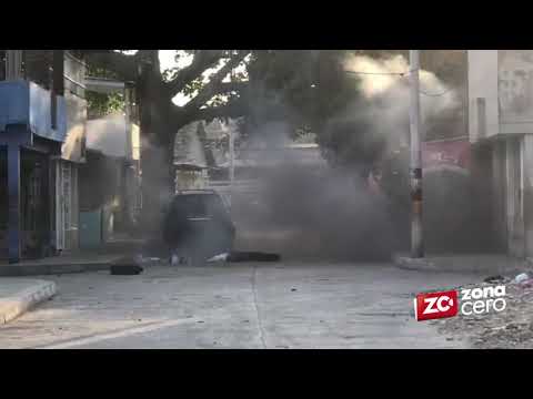 Policía Antiexplosivos detonó artefacto en Rebolo
