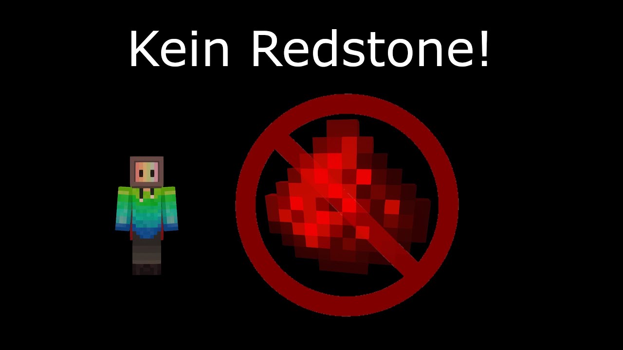 Redstone ohne .....Redstone???? Genau!! - YouTube