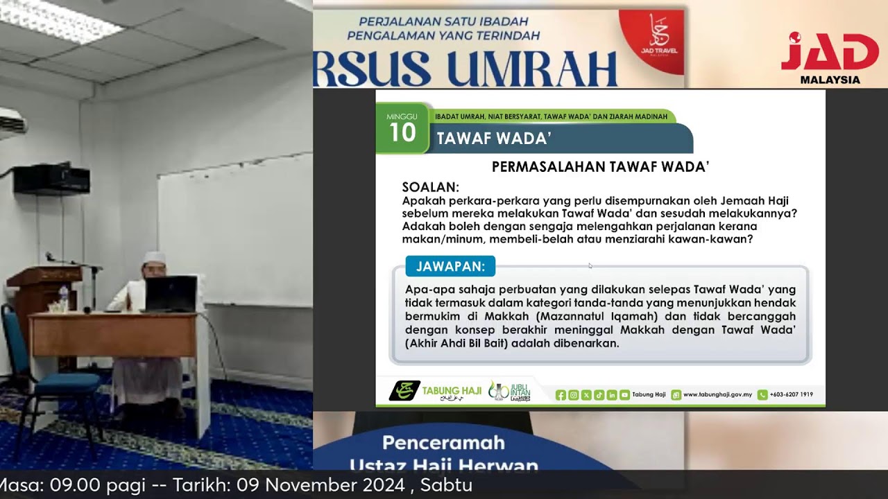 Kursus Umrah JAD Travel & Tours - YouTube