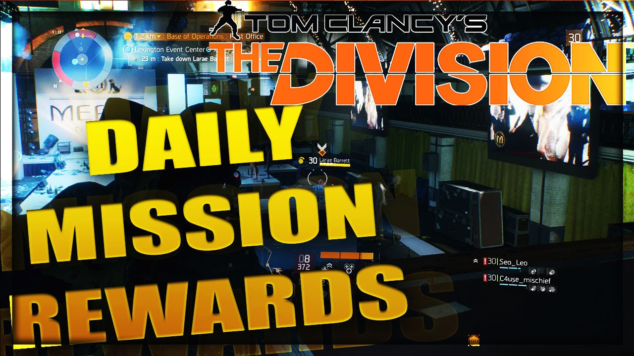 DAILY MISSION REWARDS!! Tom Clancy's "The Division" - Full Inventory ...