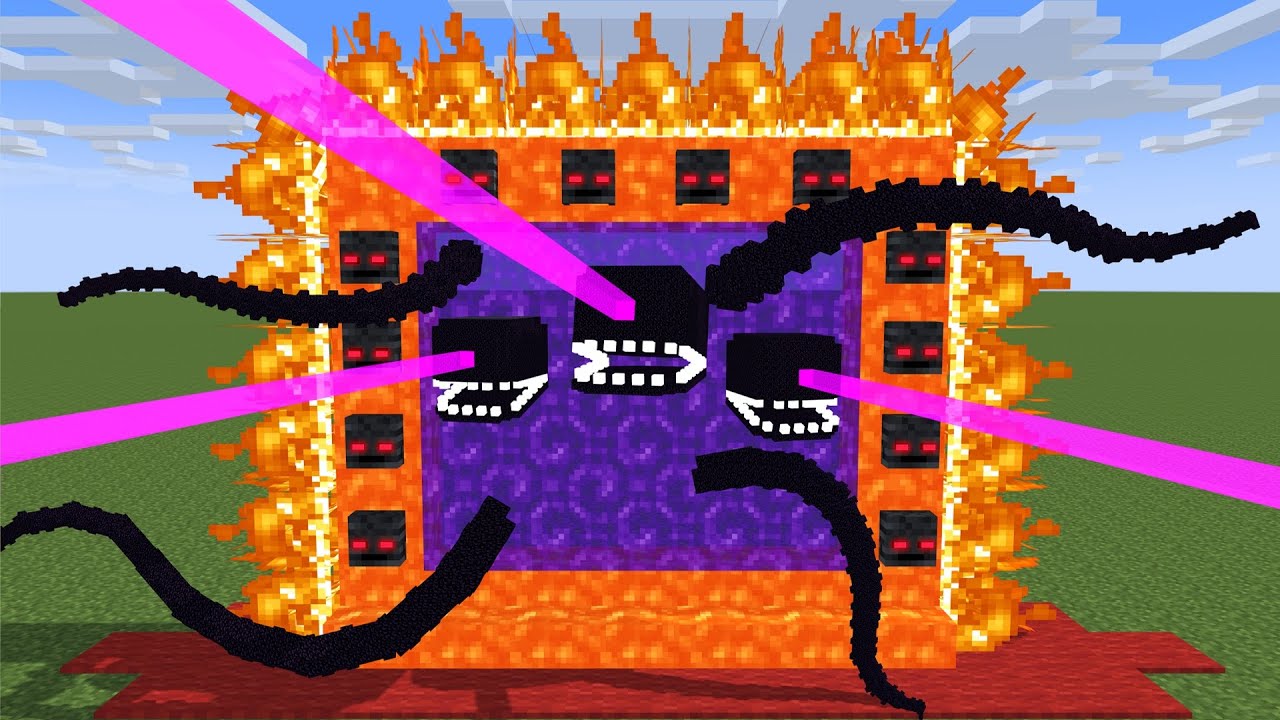 I Found Secret Portal To LAVA Wither Storm World on Minecraft - YouTube