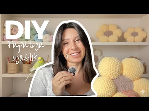 Sadece 2 Günde Bitir! Trend Papatya Yastık Örme Rehberi 🌼
