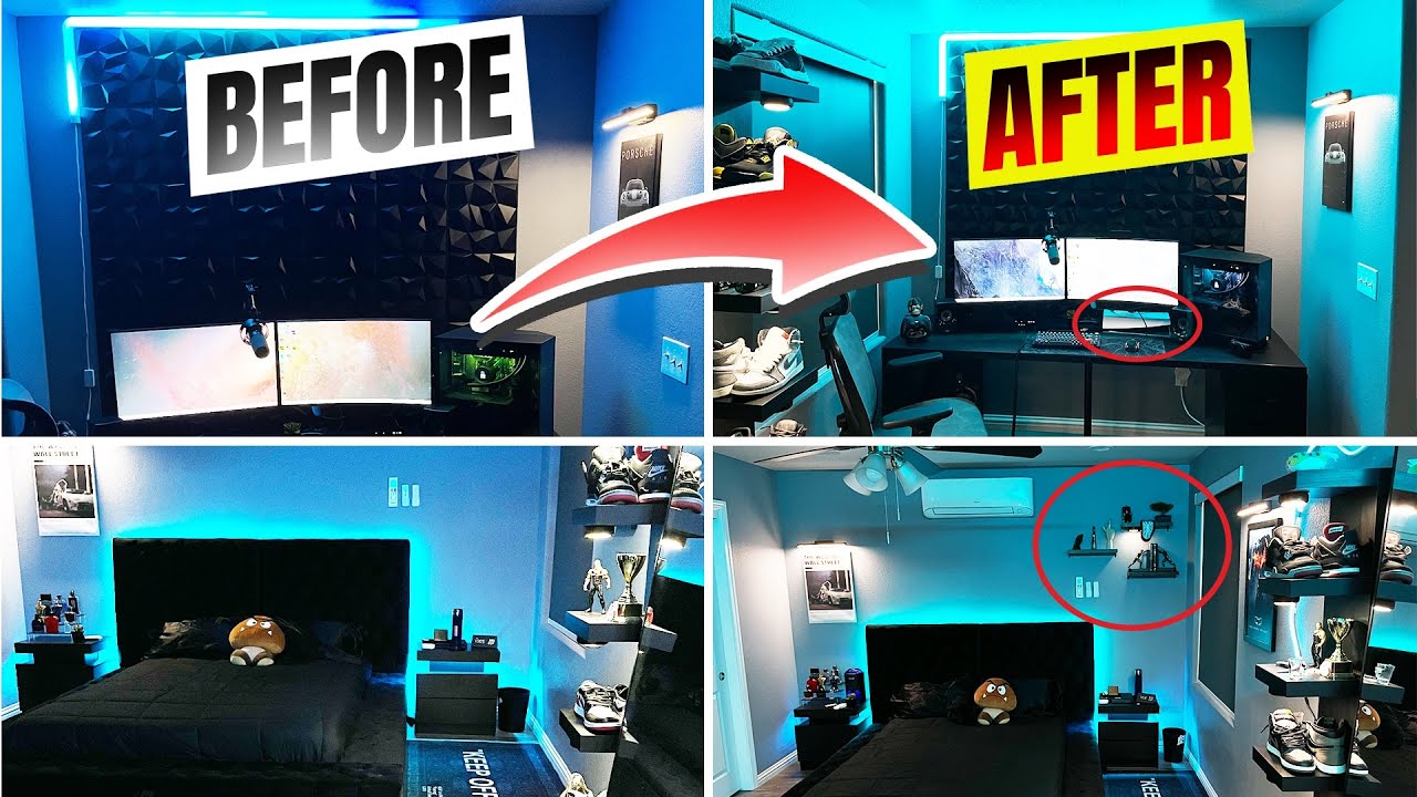 Building DREAM Room + Setup PT2 - YouTube