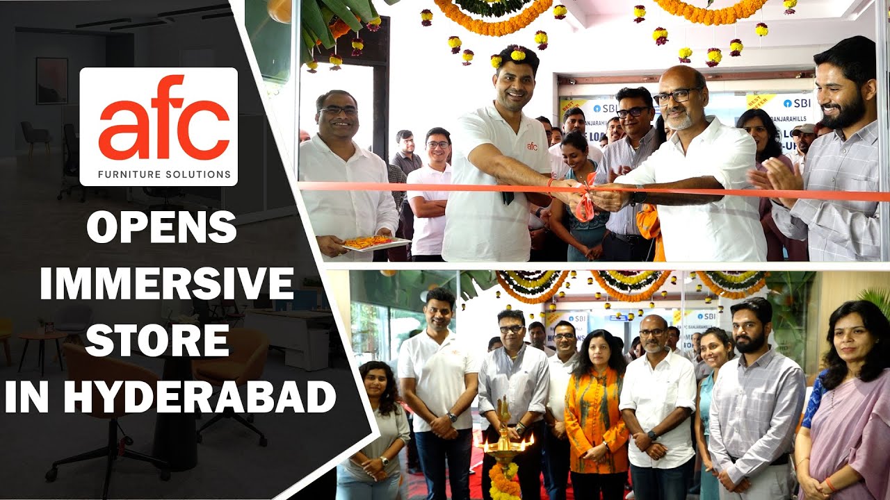 AFC Furniture Hyderabad Launch | Modern Modular & Ergonomic Office ...