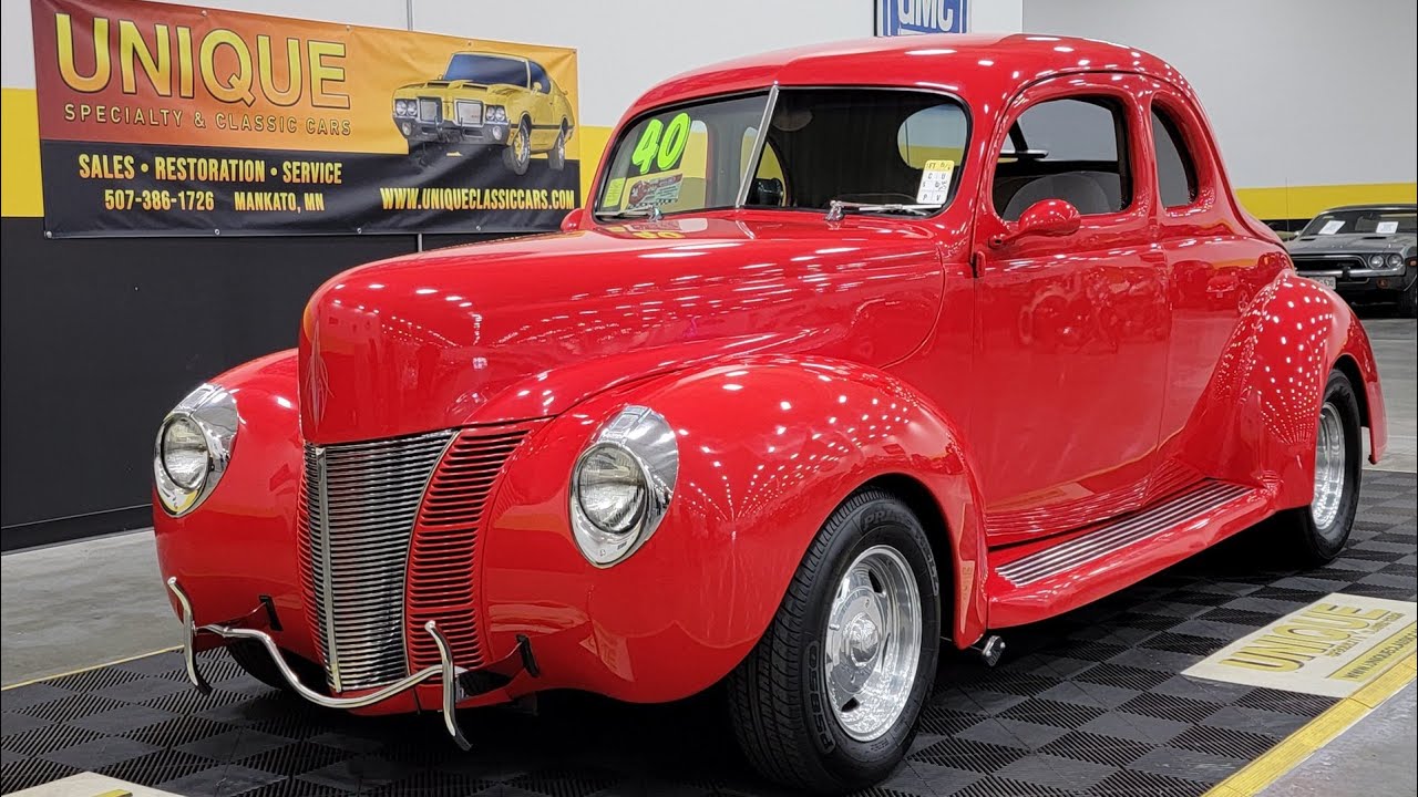 1940 Ford Deluxe Coupe Street Rod | For Sale $39,900 - YouTube