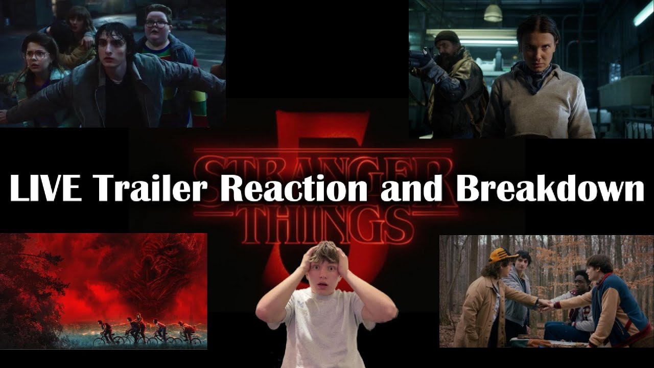 Live Stranger Things trailer Reaction and Breakdown!!!! - YouTube