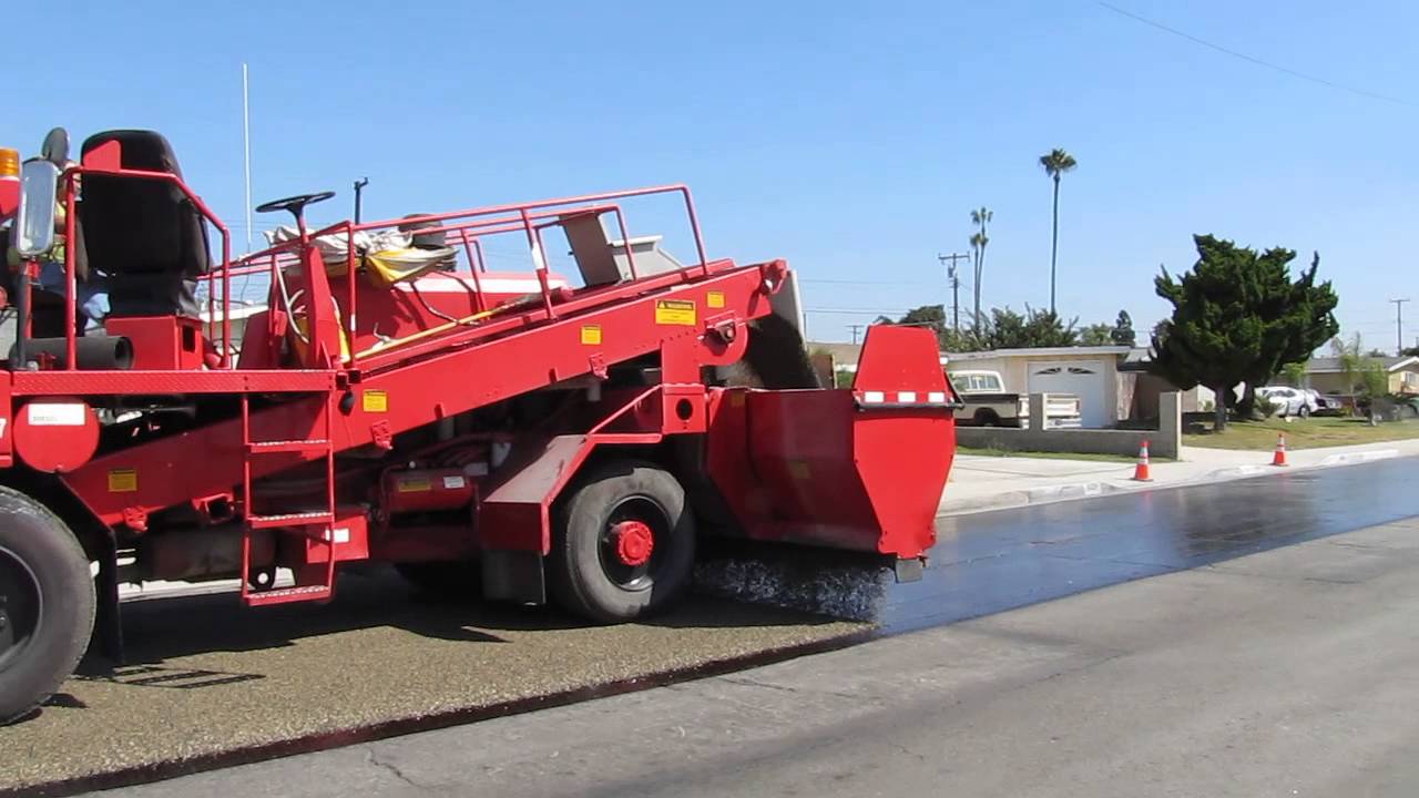 RAP Chip Scrub Seal - YouTube