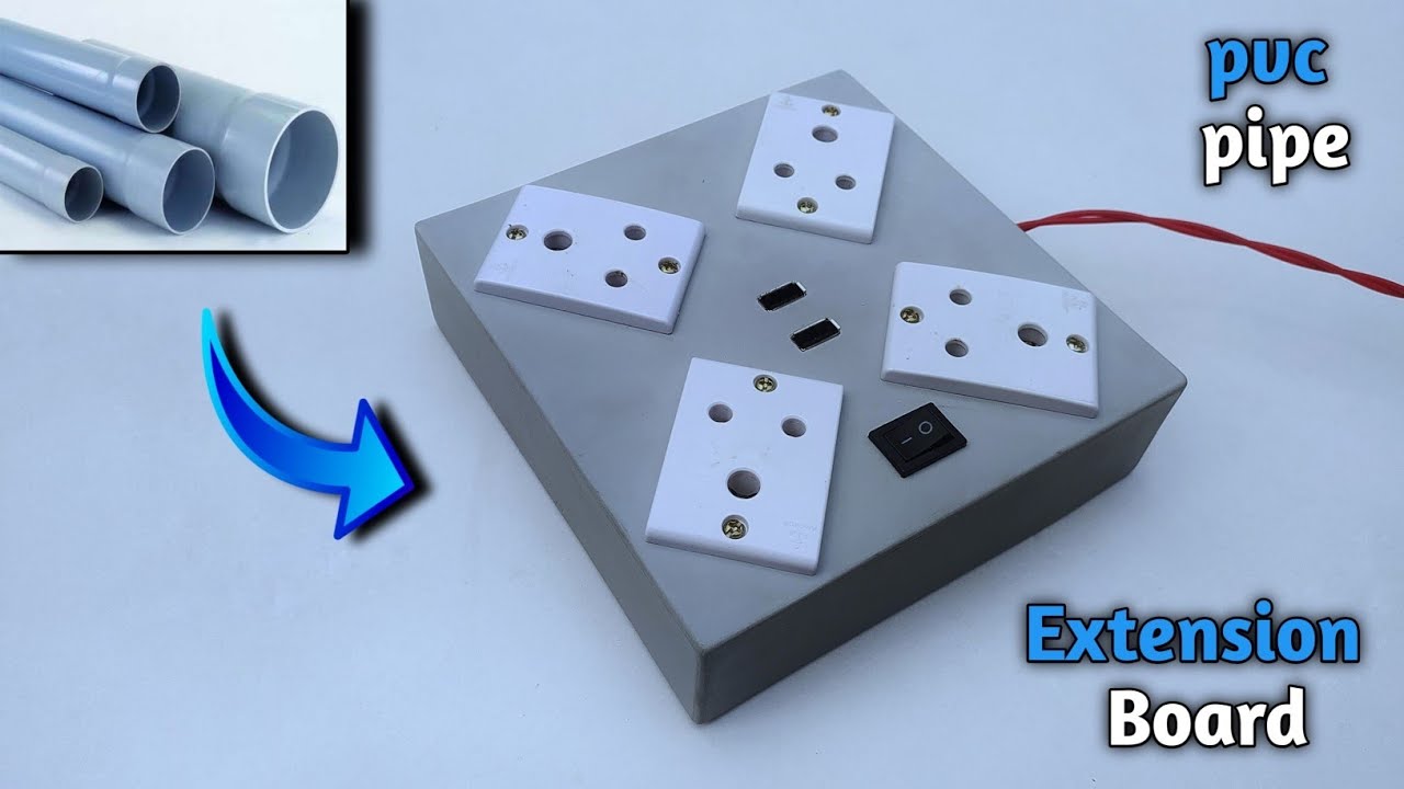 Making a Extension Board || Use PVC Pipe || At Home🏠 - YouTube