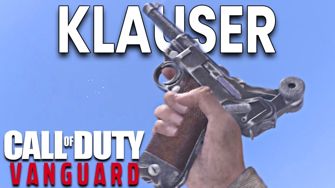 "KLAUSER" Pistol SHOWCASE (CALL OF DUTY VANGUARD) - YouTube