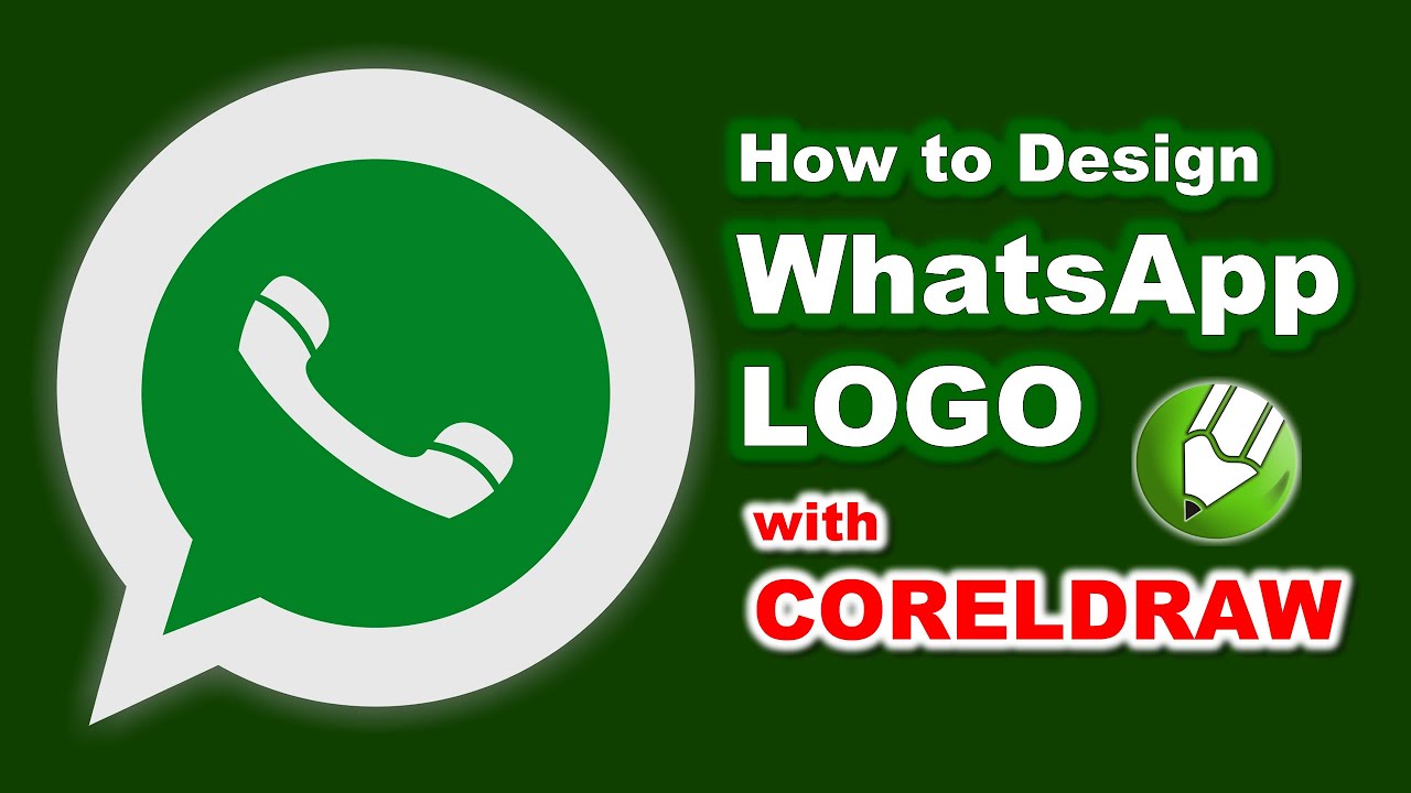 How to Design the WhatsApp Logo in CorelDraw - CorelDraw Logo Design ...