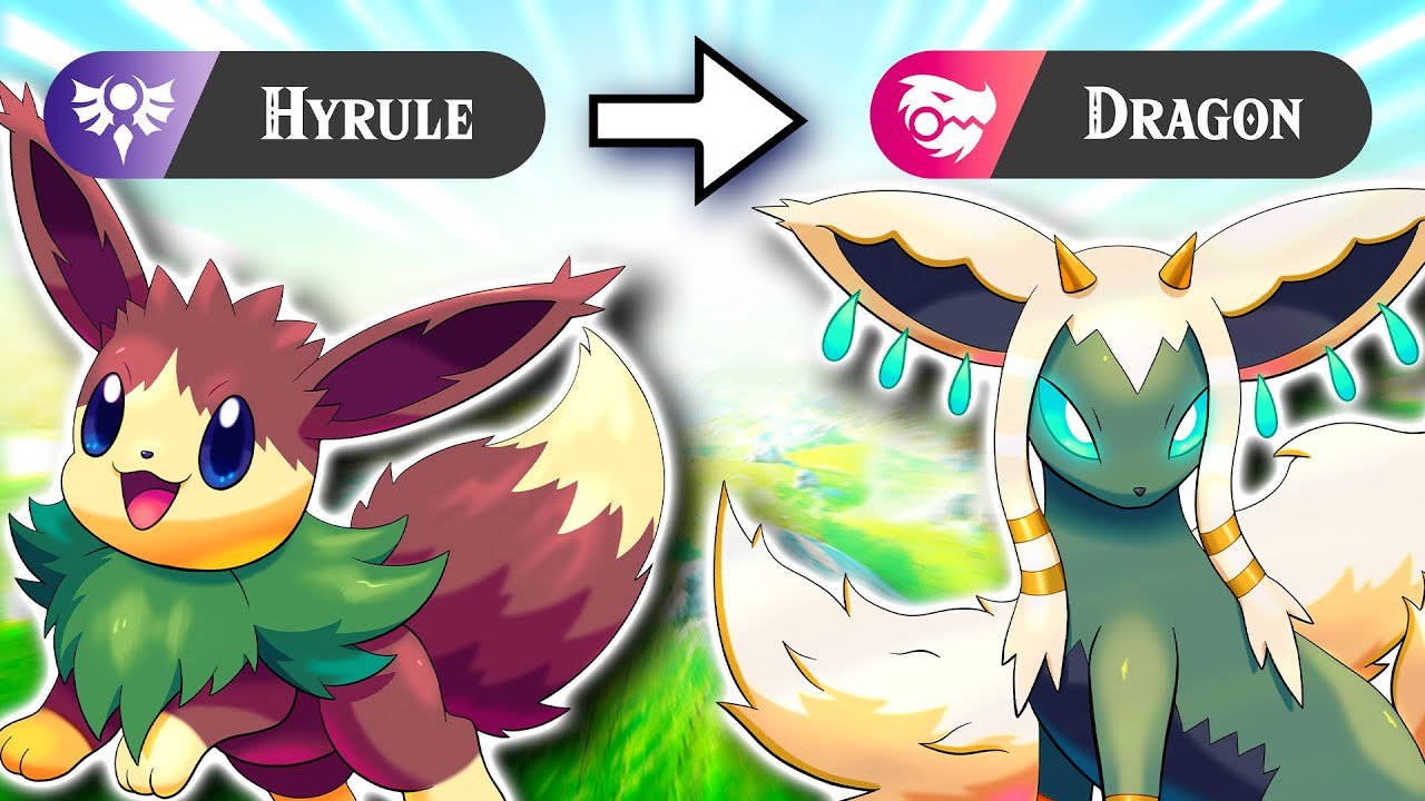 I Made EEVEELUTIONS from *Zelda* Types - YouTube