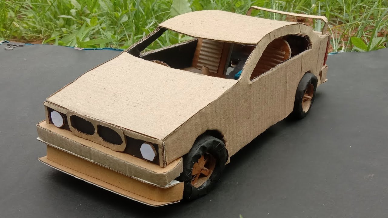 How to make bmw m3 e30 car with cardboard /(@mr_blueberrian )/ modifyed ...