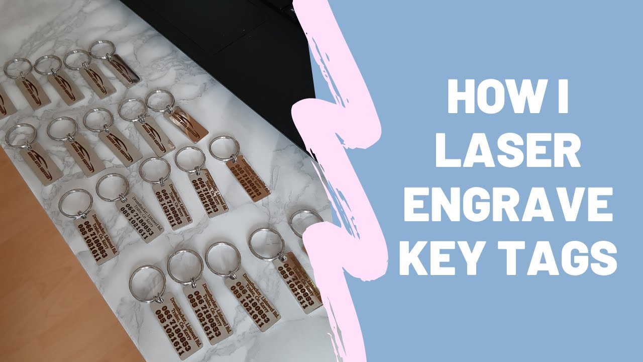 Behind the scenes / engraving key tags - YouTube