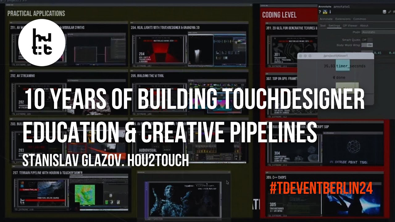 Stanislav Glazov: 10 Years of Building TouchDesigner Education ...