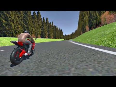 MOTORCYCLE GAME MADE WITH UNITY - YouTube