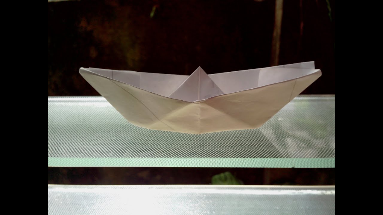 MINI PAPER BOAT - YouTube
