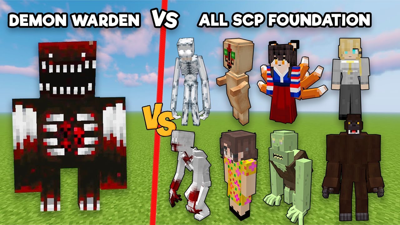 DEMON WARDEN vs SCP Foundation / DEMON WARDEN vs ALL SCP mobs in ...