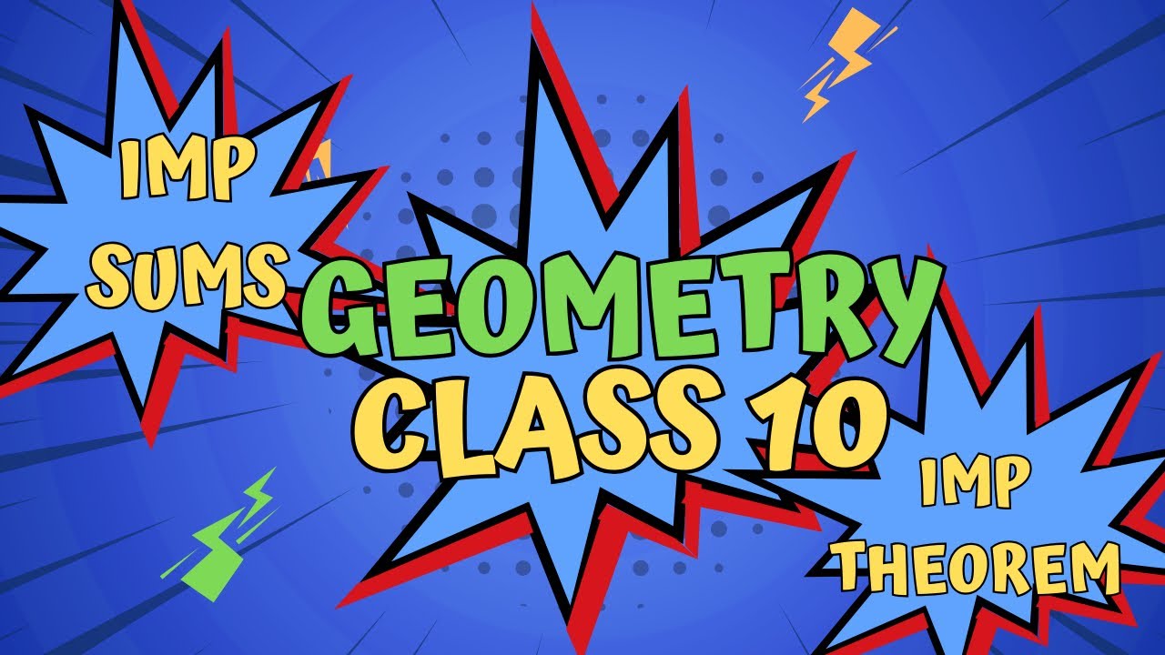 Class 10 | Geometry | IMP Thoerem | Imp Markings | 2024 - YouTube