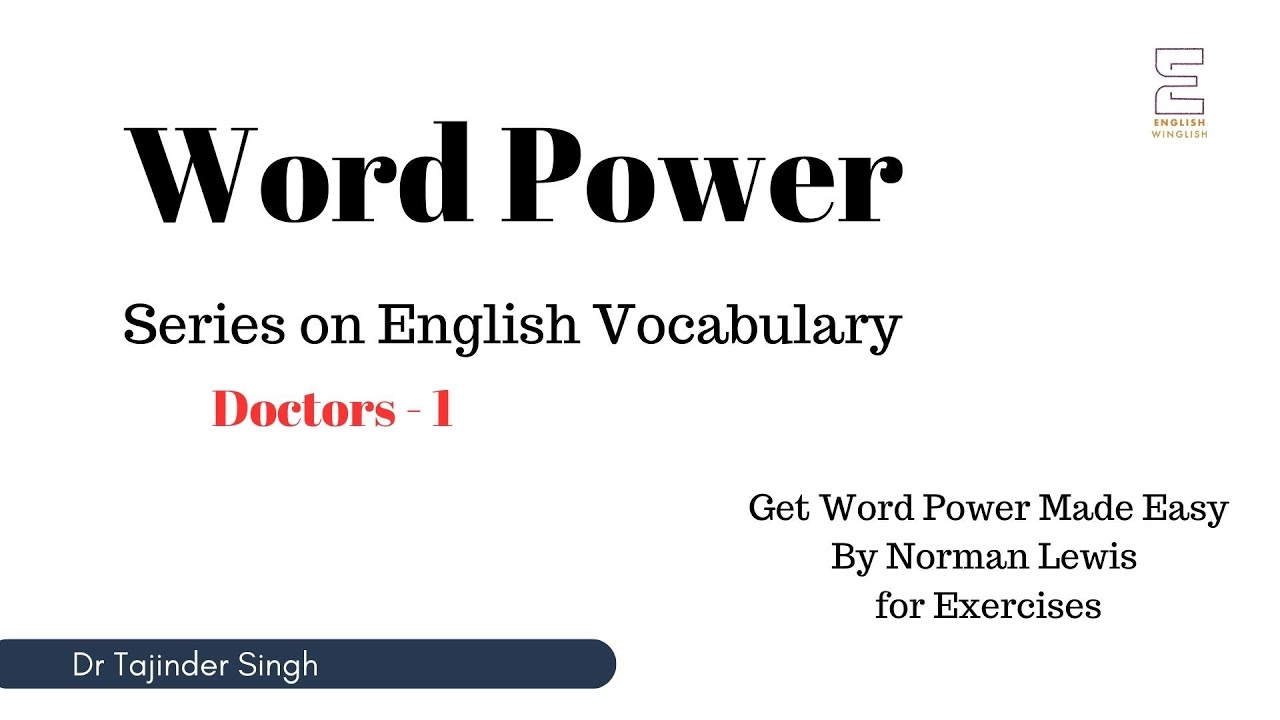 Word Power Made Easy | Session 4 | Improve Vocabulary - YouTube