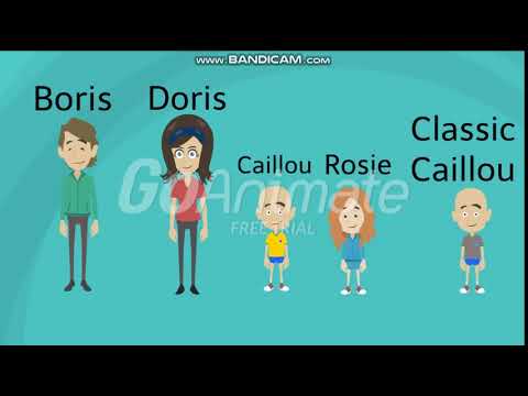 How I Made Caillou's Family - YouTube