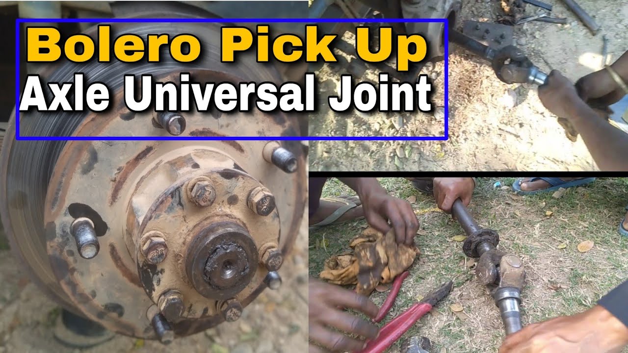 How To Fitting Front Axle Universal Join Bolero pikup || Repair Ok ...