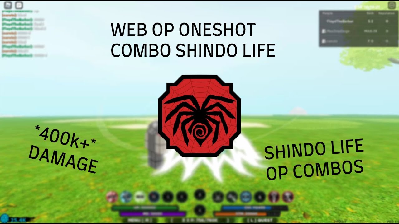 WEB OP ONESHOT COMBO | Shindo Life Roblox - YouTube