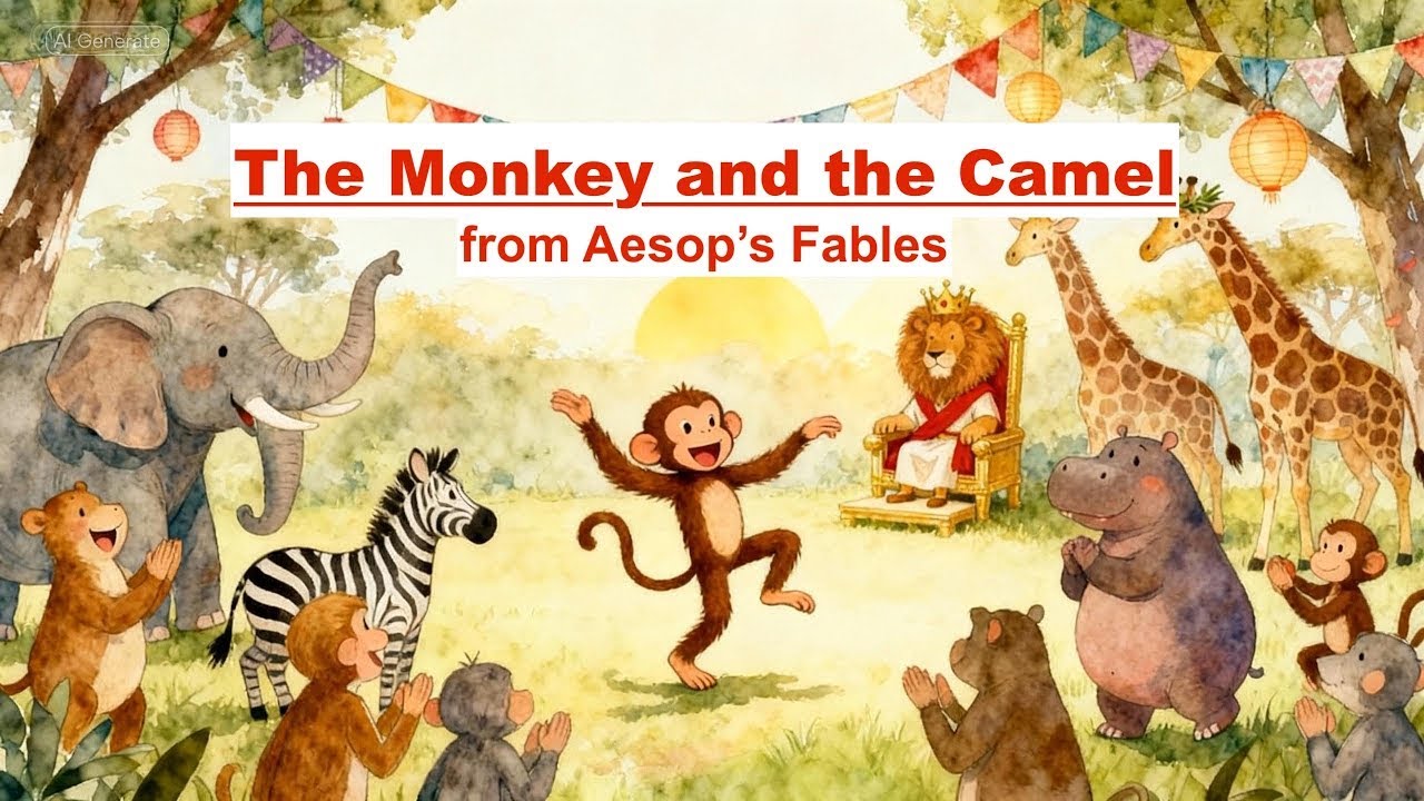 The Monkey and the Camel: A Bedtime Story About Being Yourself (Aesop's ...