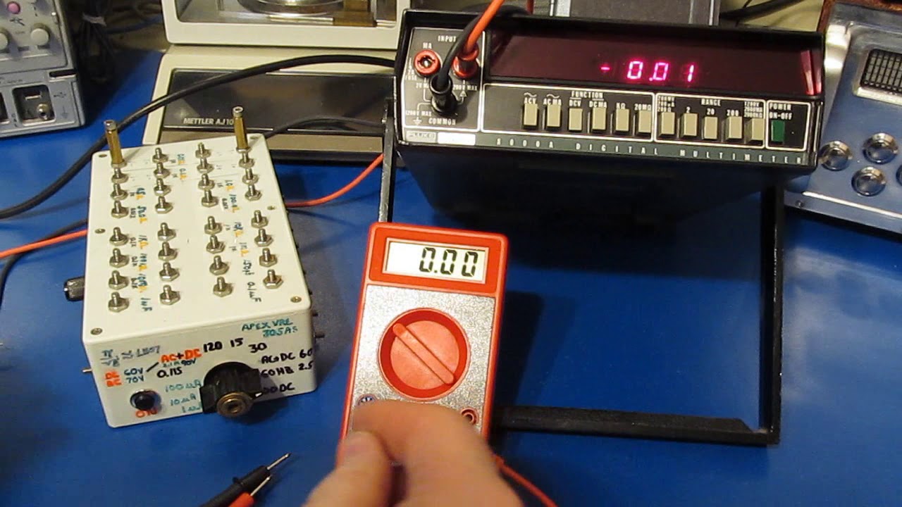 The Fluke 8000A, My First Digital VOM - YouTube