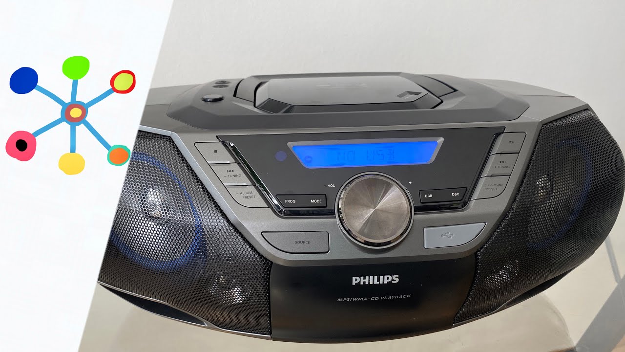 🎼🔊👉 PHILIPS CD Soundmachine AZ780/12 - YouTube
