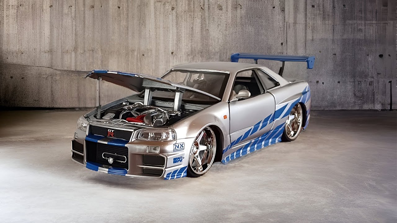 Nissan Skyline GTR R34 Scale Cars/ Proyecto Rc - YouTube