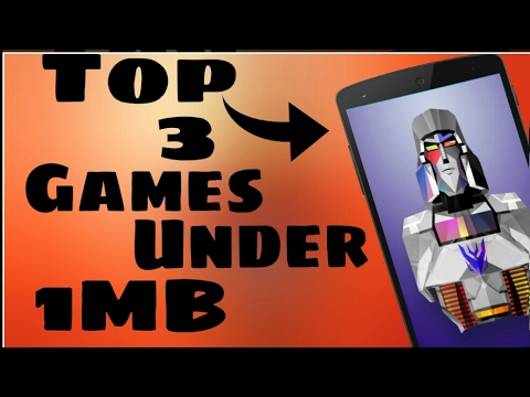 Top 3|| games under 1 mb - YouTube