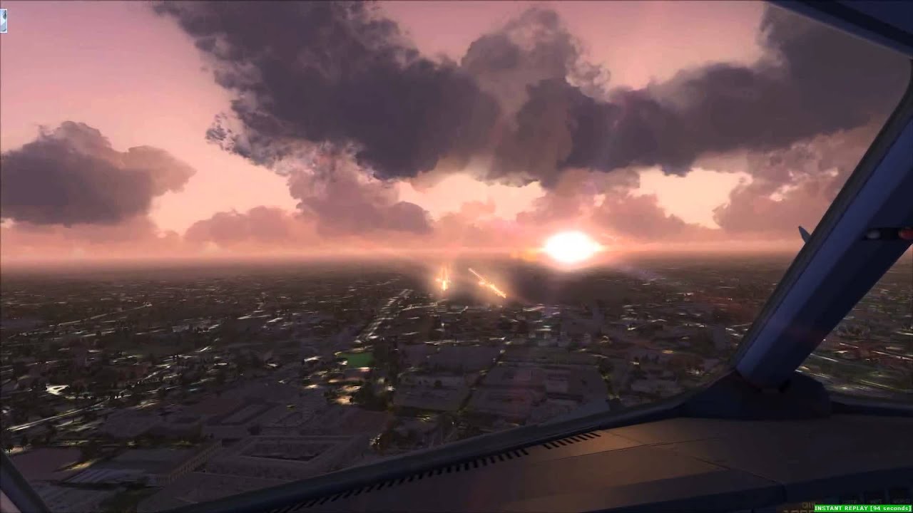 Cockpit View Sunrise