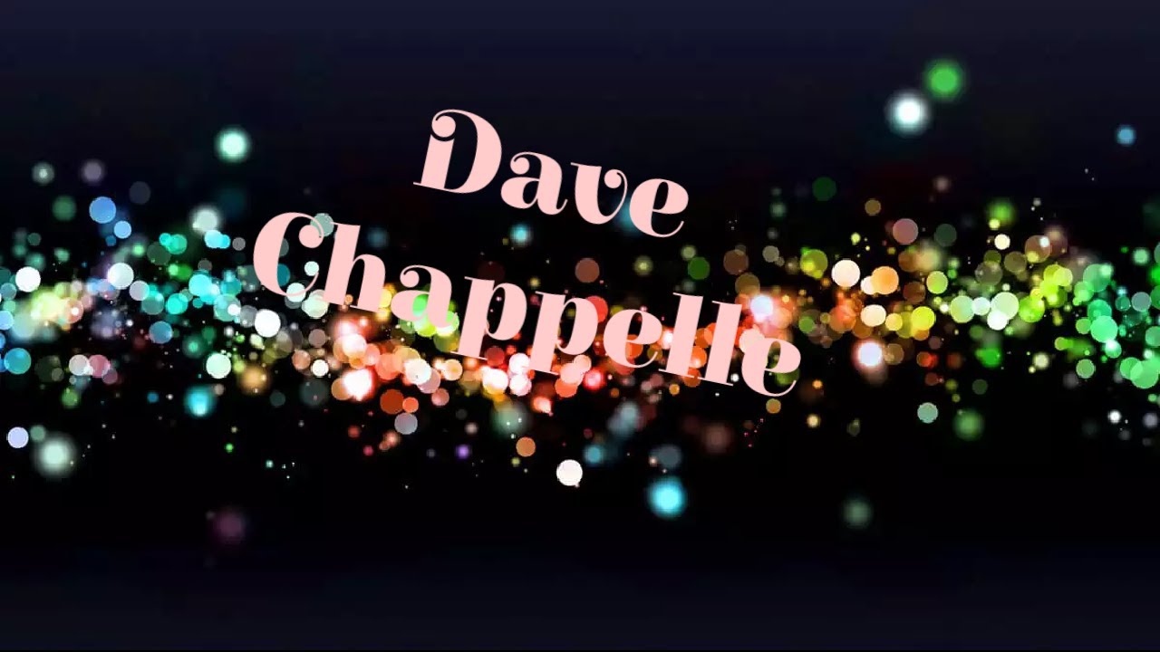 Dave Chappelle stand up comedian - YouTube