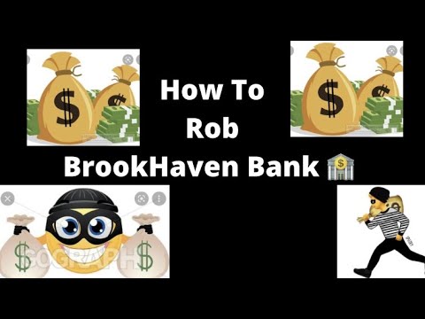 How to rob Brookhaven bank (in roblox) - YouTube