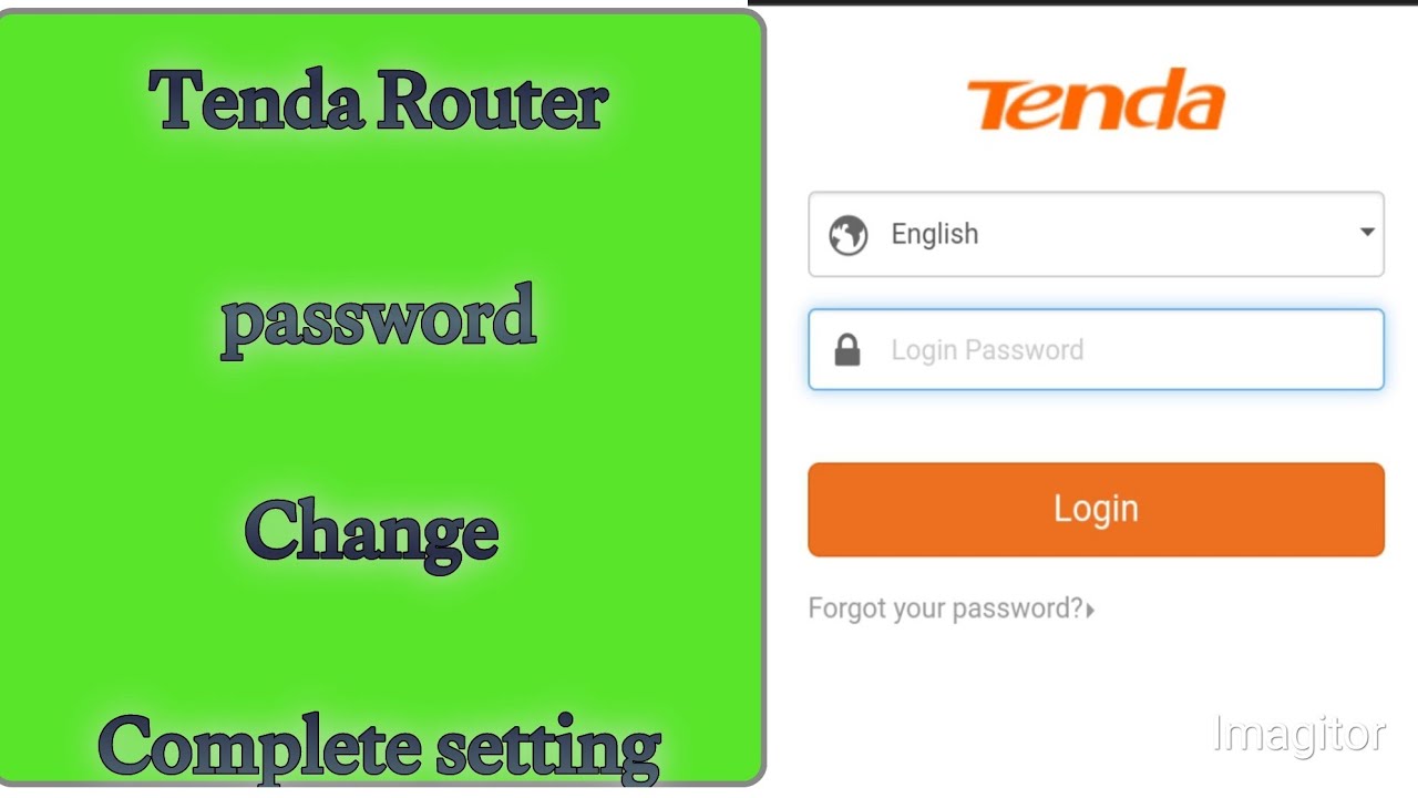 Tenda Router Password Change full complete setting || FOLLOW STEPS ...