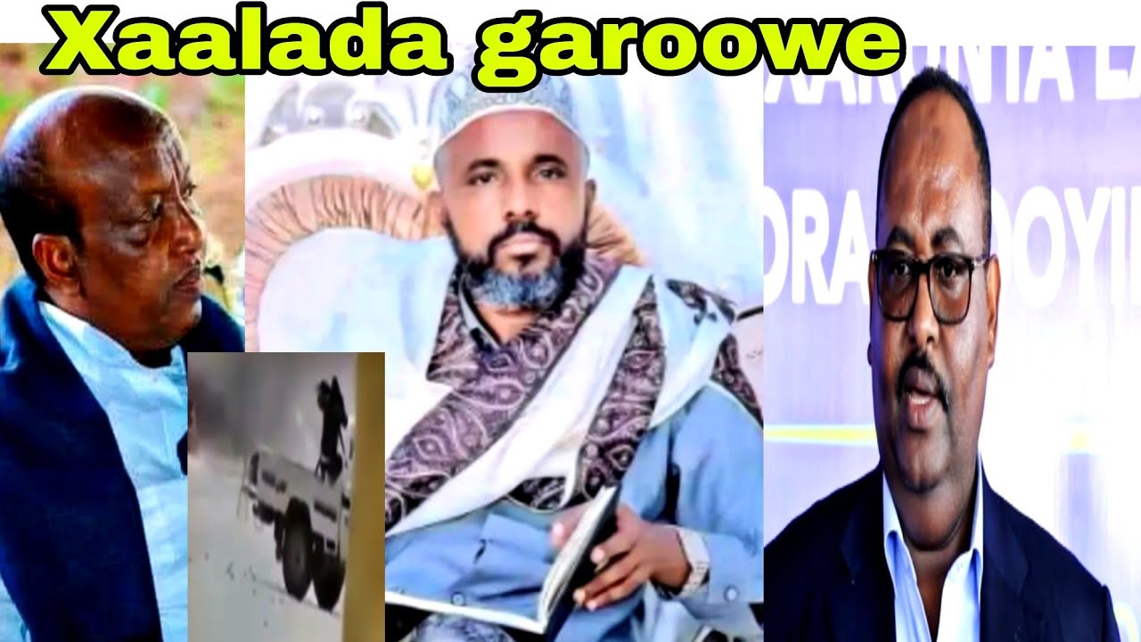GARAAD JAAMAC GARAAD CALI OO KA HADLAY DAGAALKA GAROOWE - YouTube