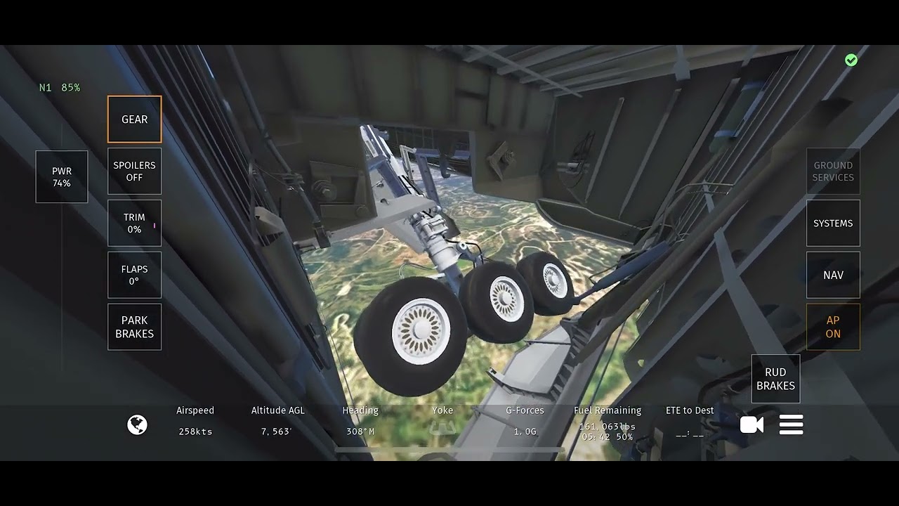 Infinite Flight | 777-200LR Landing Gear Wheel Well - YouTube