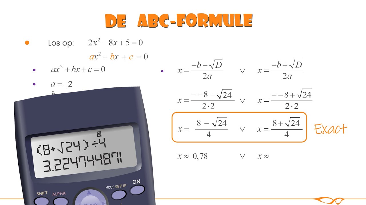 Wiskunde - De abc-formule - YouTube