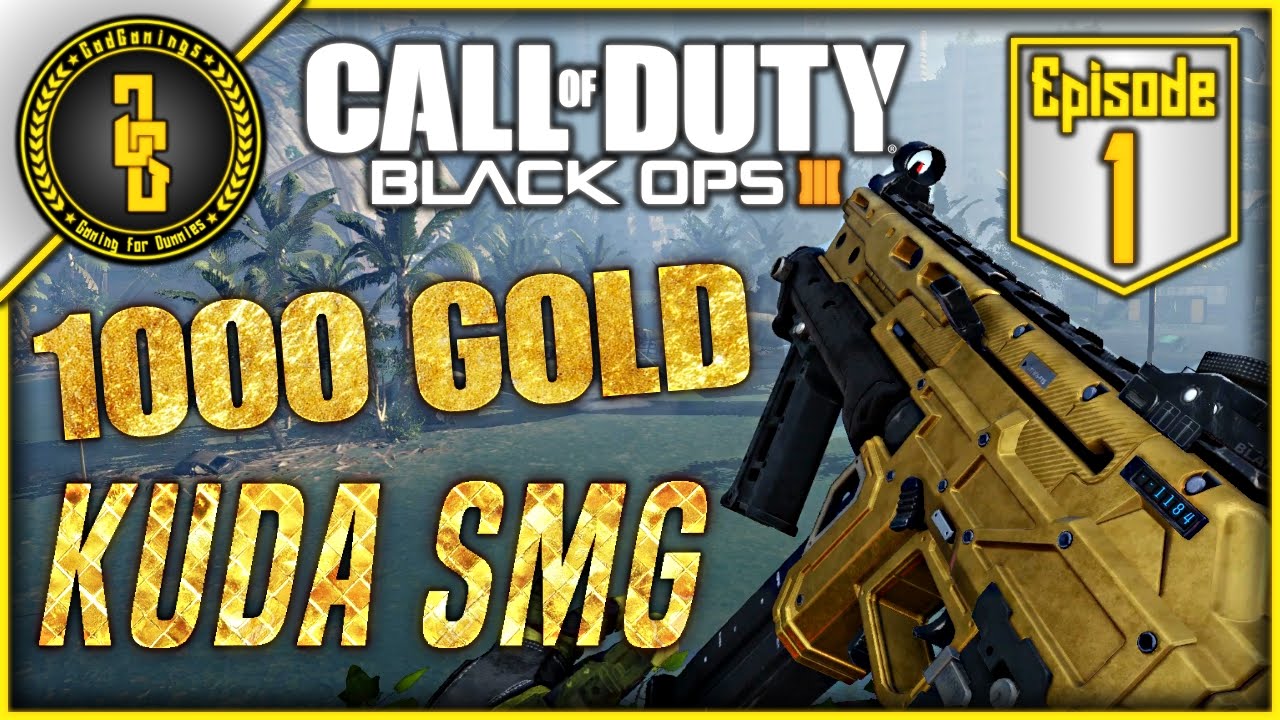 Black Ops 3 - 1000 GOLD Kuda SMG - Ep.1 (60fps) (weapon guide/review ...