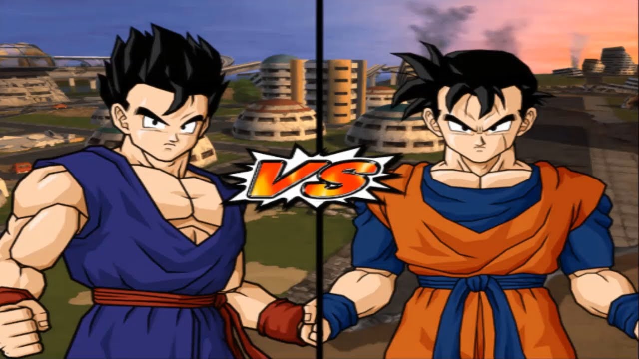 DBZ Budokai Tenkaichi 3 - Single Battle | Adult Gohan vs Future Gohan ...