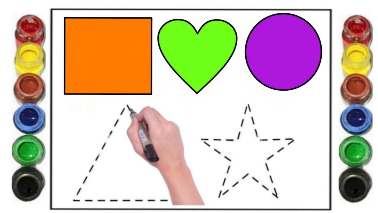 shapes | Names of shapes | Geometry | shapes for kids | Geometry shapes ...