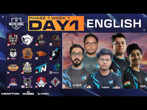 [English] PMS 2026 Phase 1 | Week 1 | Day 1 #PUBGPC #PMS