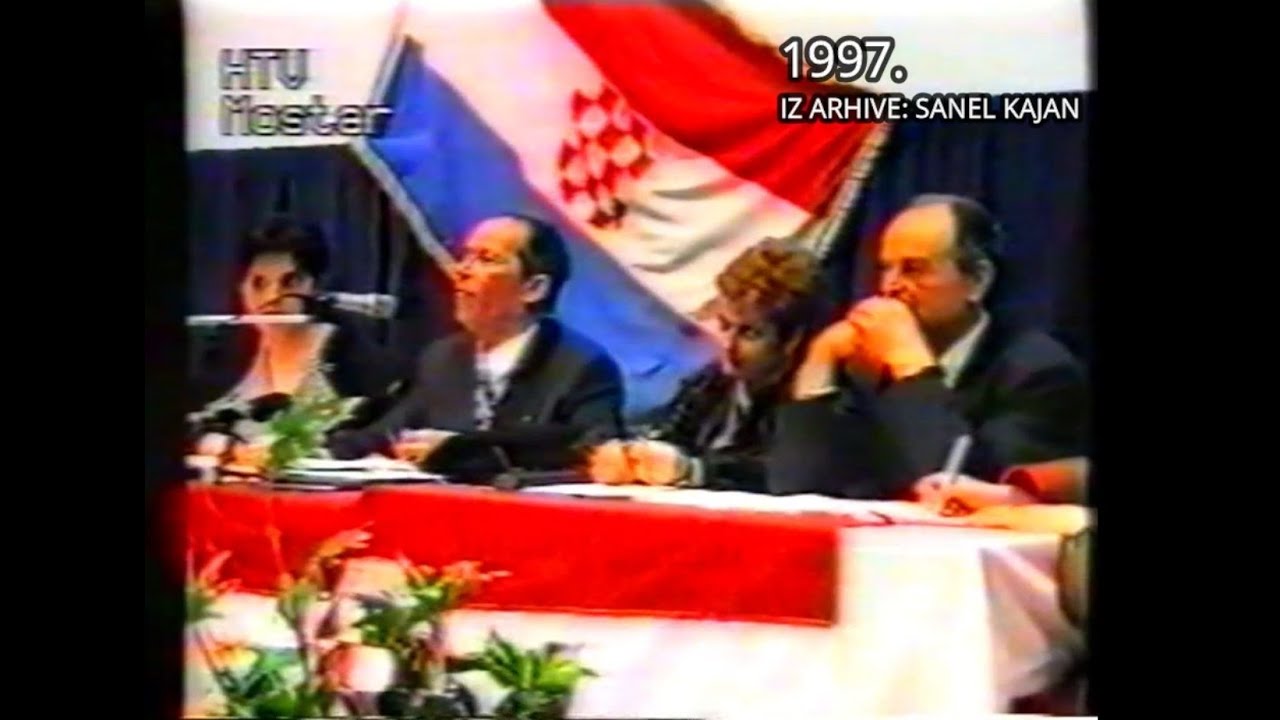 HTV MOSTAR - HDZ POLITIČARI OBEĆAVAJU - I MALO O ZRINJEVCIMA (1997 ...
