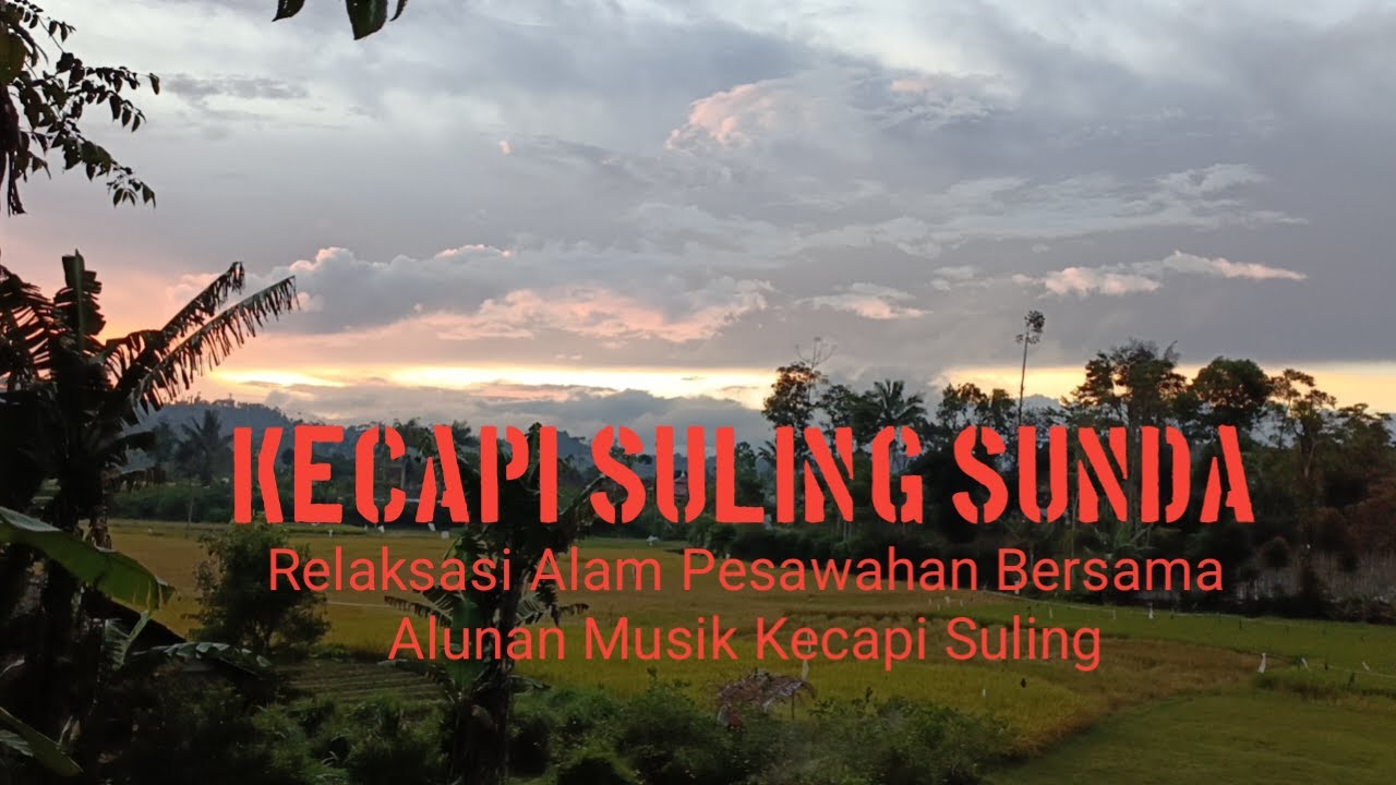 Relaksasi Alam Pesawahan dengan Alunan Musik Kecapi Suling # ...